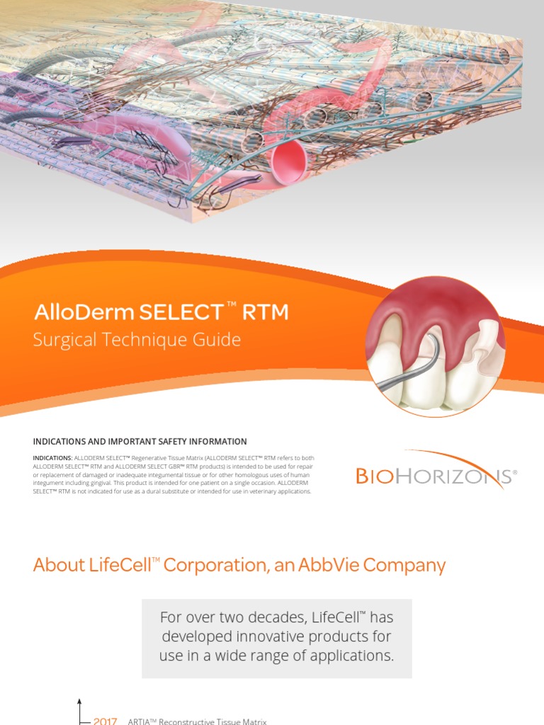 LD101 REV D AlloDerm Brochure (RTM) | PDF