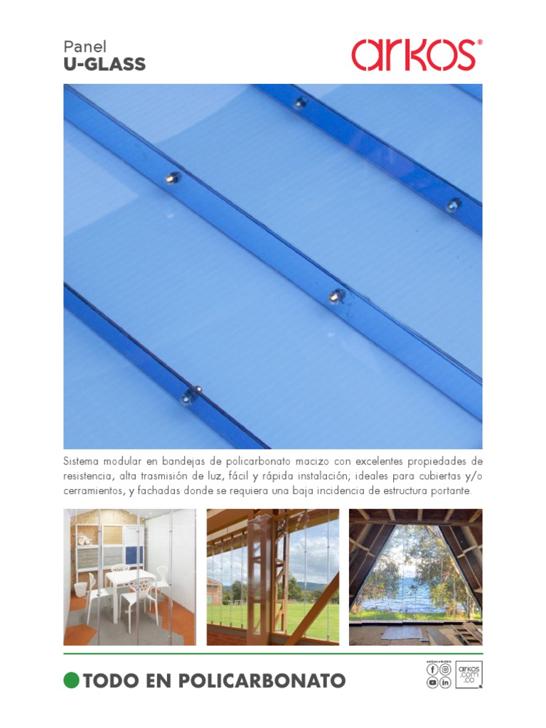 Pánel U Glass | PDF | Sustancias químicas | Materiales