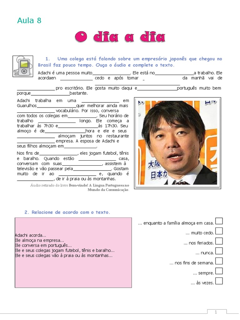 Portugus A1 - Aula 8 | PDF