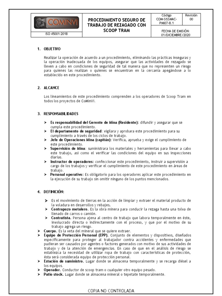 PST REZAGADO CON SCOOP TRAM | PDF