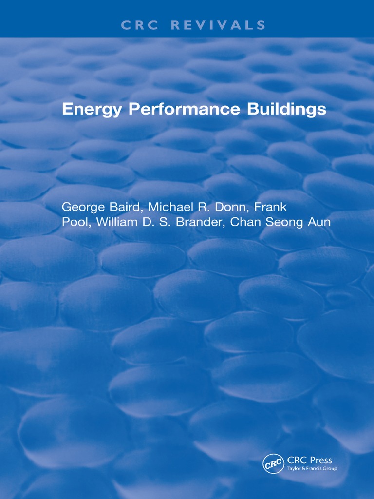 Baird, George - Energy Performance of buildings-CRC Press (1984) | PDF ...