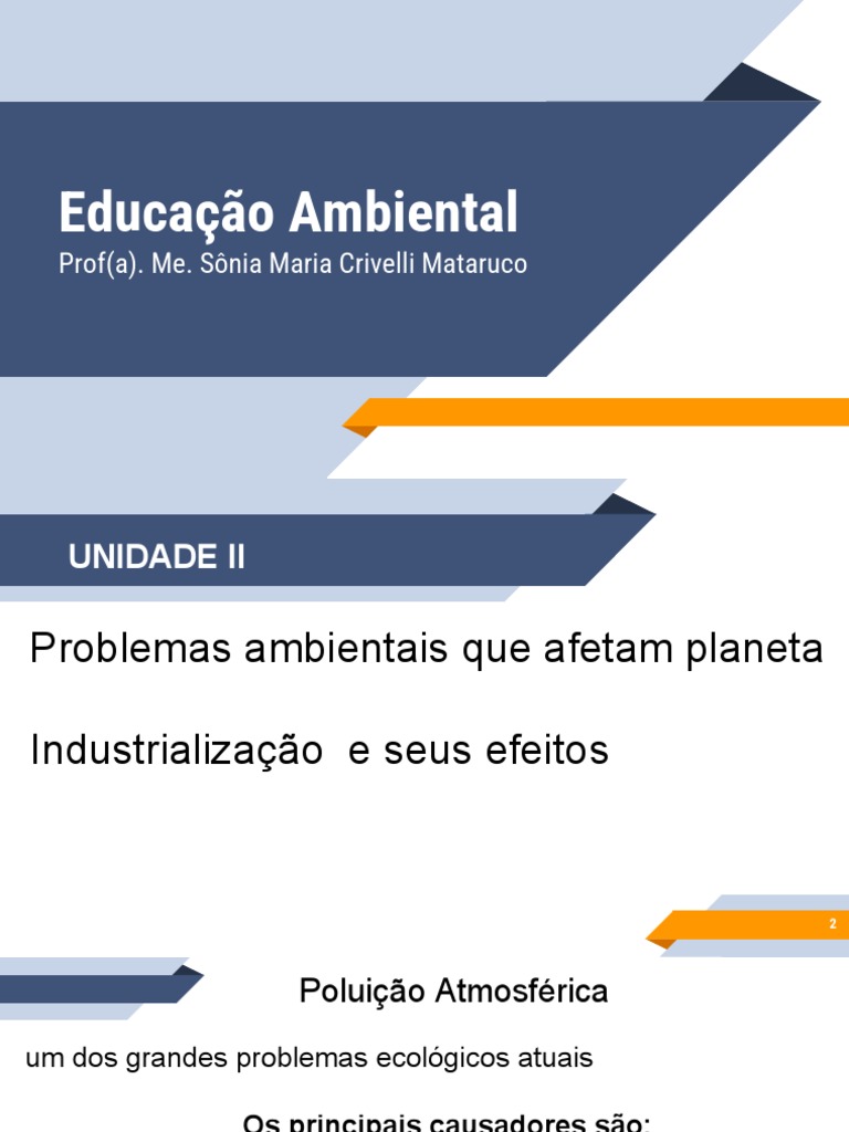 Problemas Ambientais e Suas Causas | PDF | Poluição do ar | Poluição
