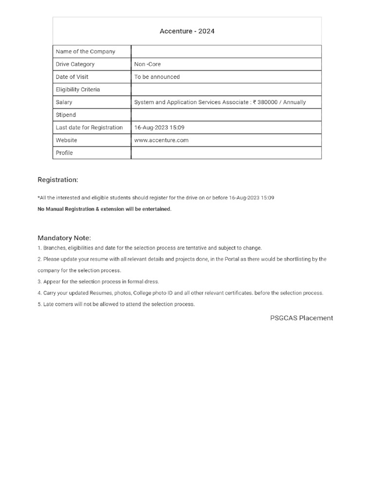 Accenture - 2024 - Drive - Overview - 16-Aug-2023 15 - 25 | PDF