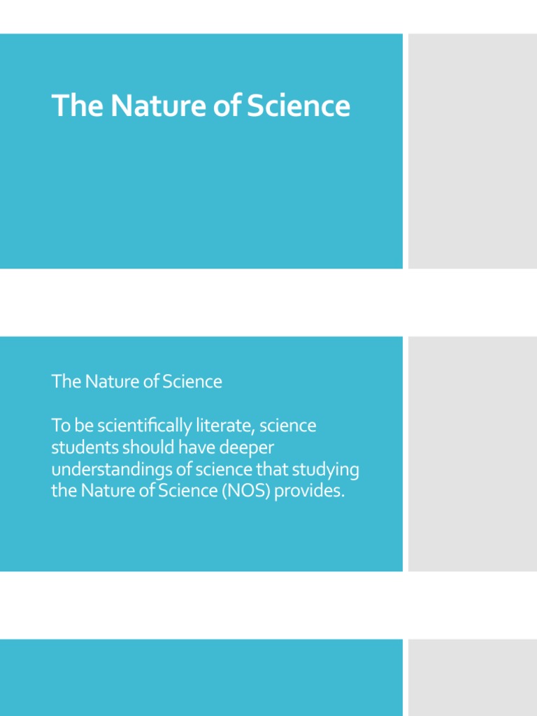 The Nature of Science | PDF | Science | Senses