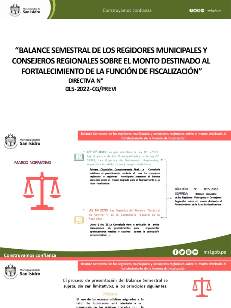Gppdc-Balance Semestral de Los Regidores Municipales y Consejeros ...