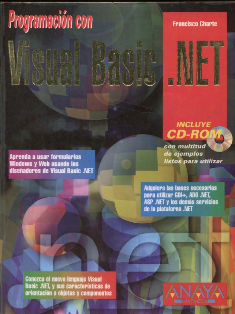 Anaya - Francisco Charte - Visual Manual Basic Net-(Español Spanish) | PDF