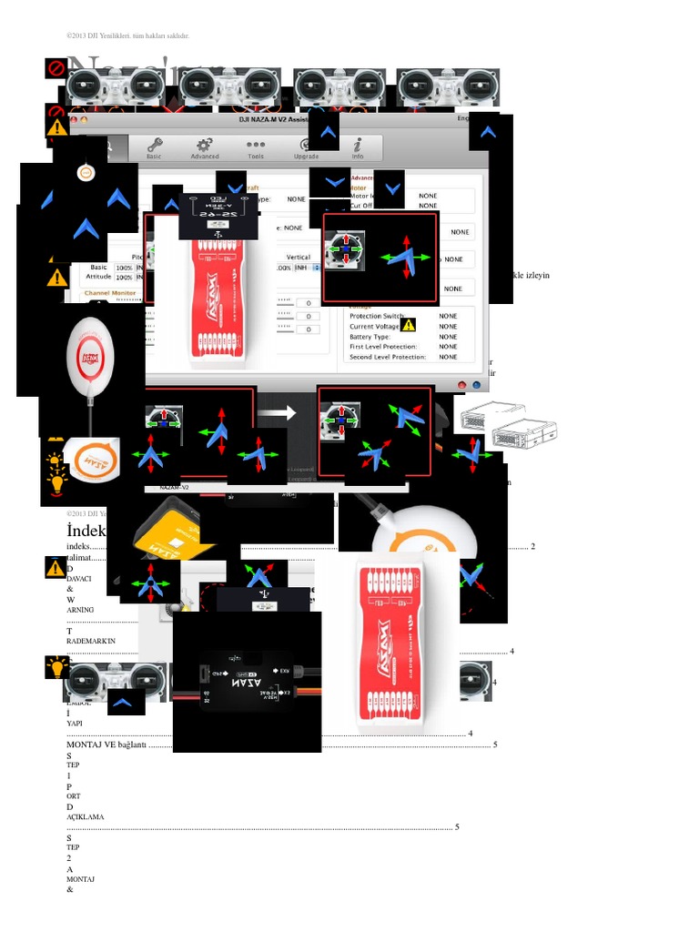 NAZA-M Quick Start Guide v1 | PDF