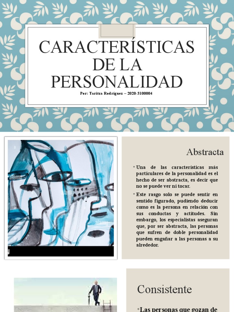 Caracteristicas de La Personalidad | PDF