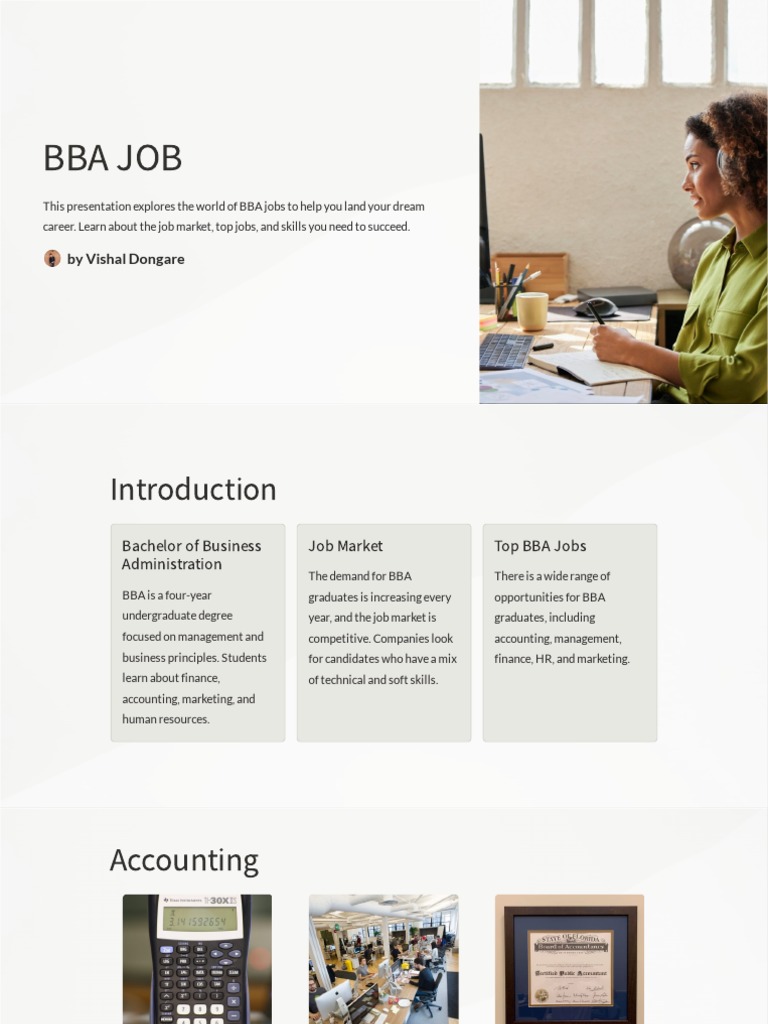 Bba Job | PDF