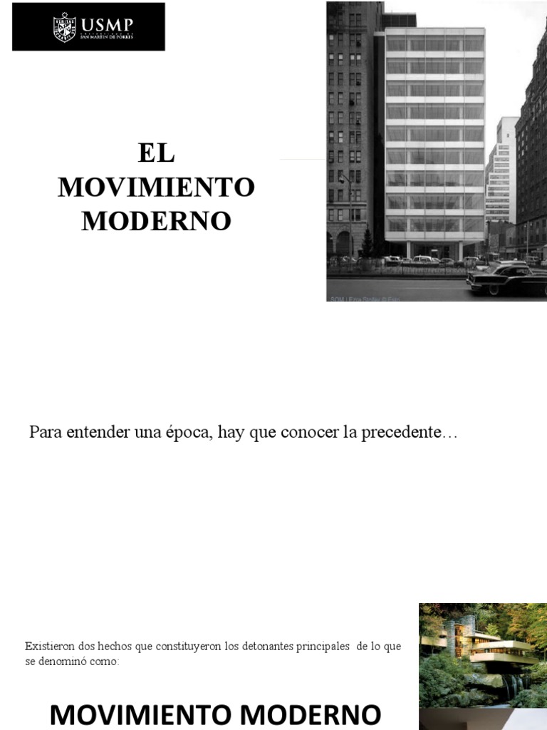 Evolución del Movimiento Moderno | PDF