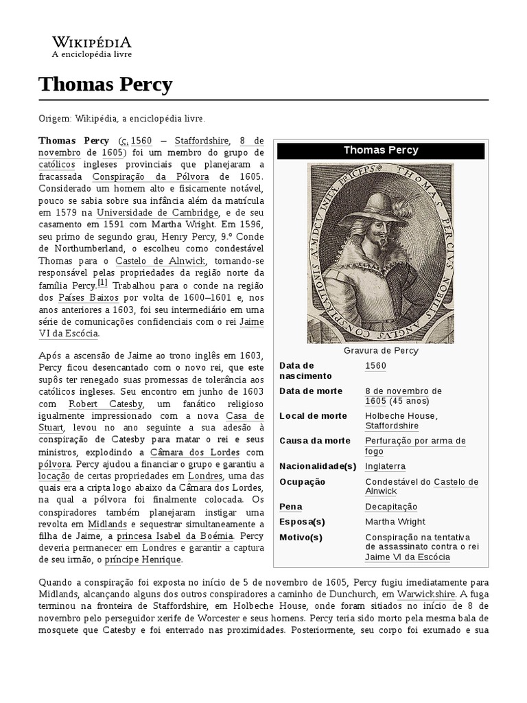 Thomas Percy | PDF