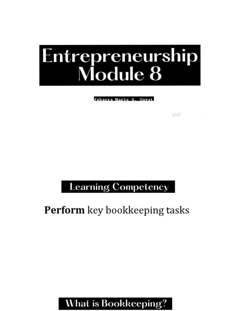 Entrep - Debit Credit Journal | PDF | Debits And Credits | Bookkeeping