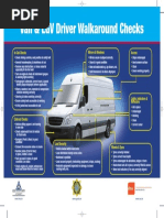 Van and LCV Walkaround Checksheet | PDF | Vehicles | Truck
