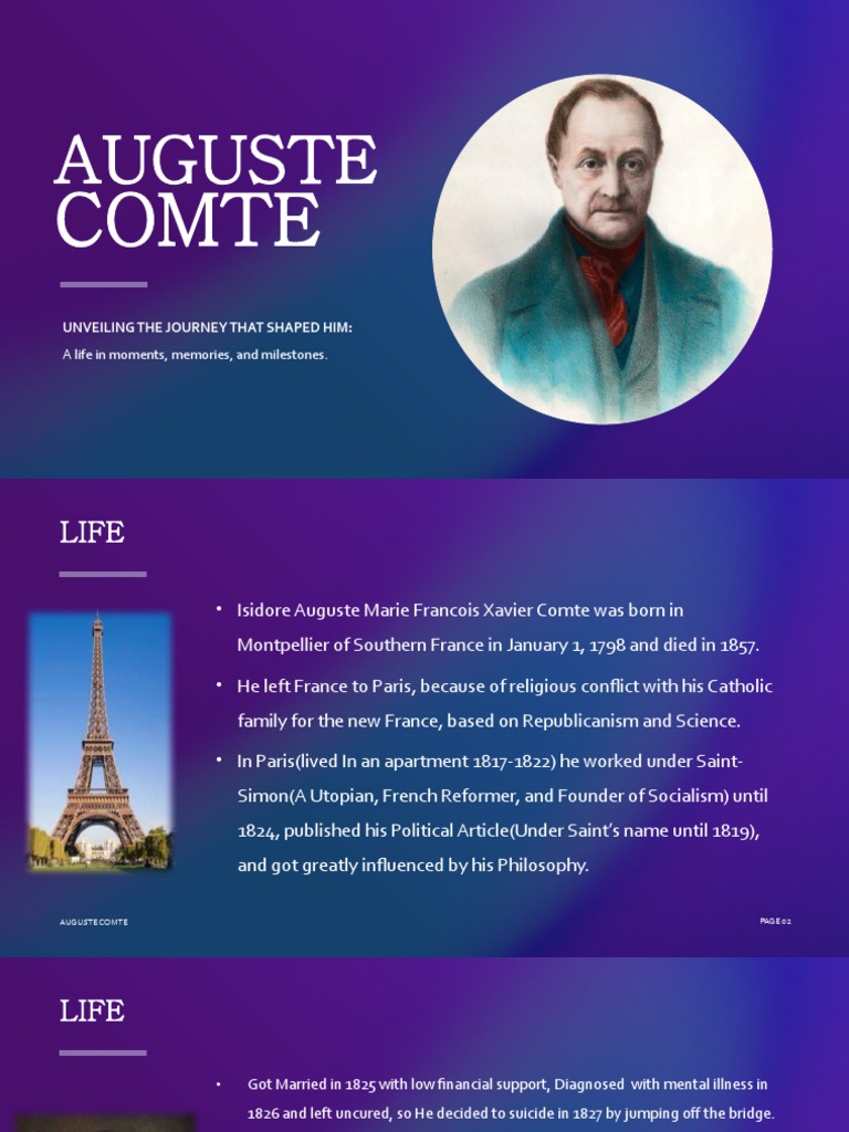 Auguste Comte | PDF