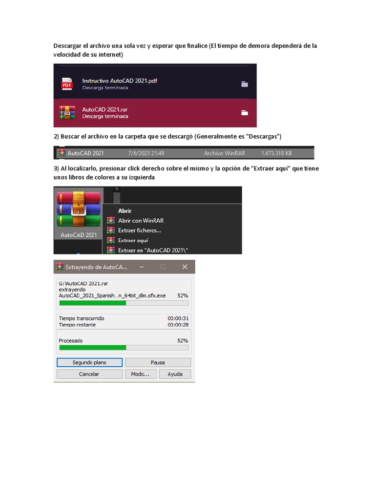 Instructivo AutoCAD 2021 | PDF