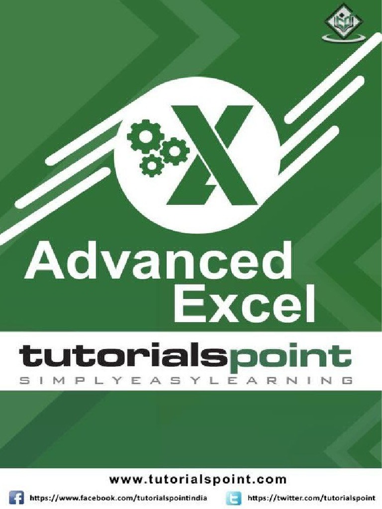Advanced Excel Tutorial | PDF | Microsoft Excel | Data Management Advanced Excel Tutorial | PDF | Microsoft Excel | Data Management
