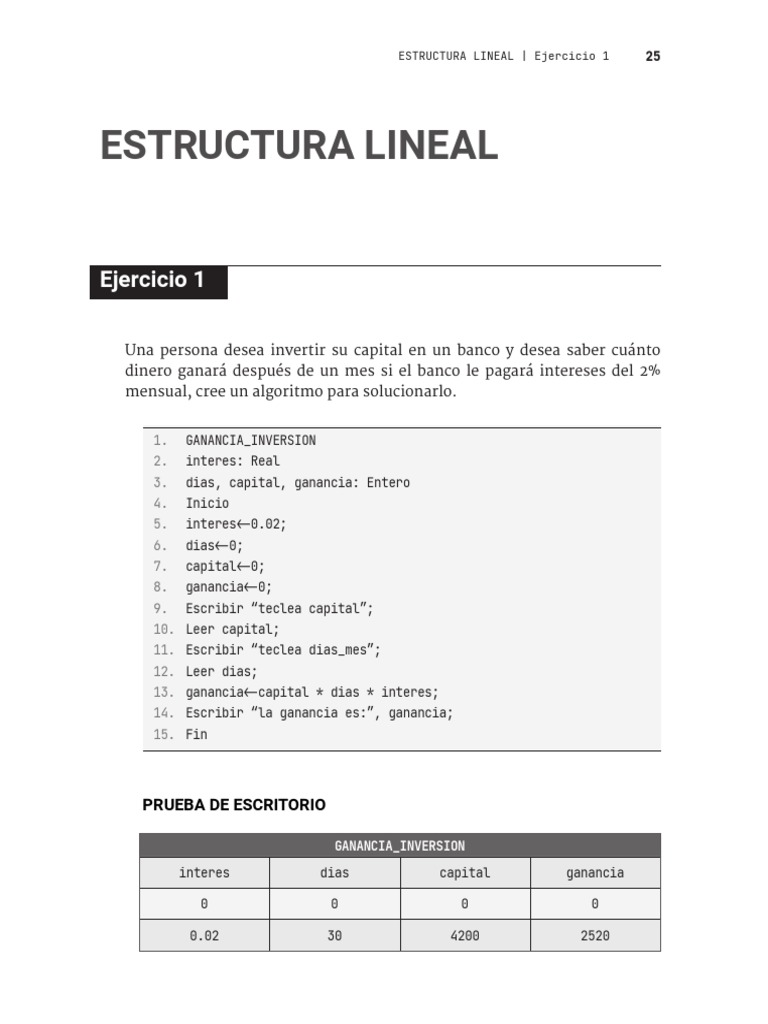 Ejercicios Pseint | PDF | Java (lenguaje de programación) | Algoritmos