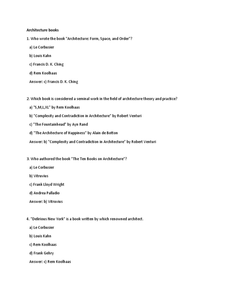 Architecture Books | PDF