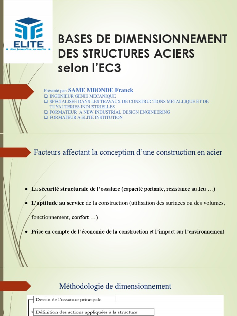 Dimensionnement des structures acier EC3 | PDF | Résistance des matériaux | Flambage