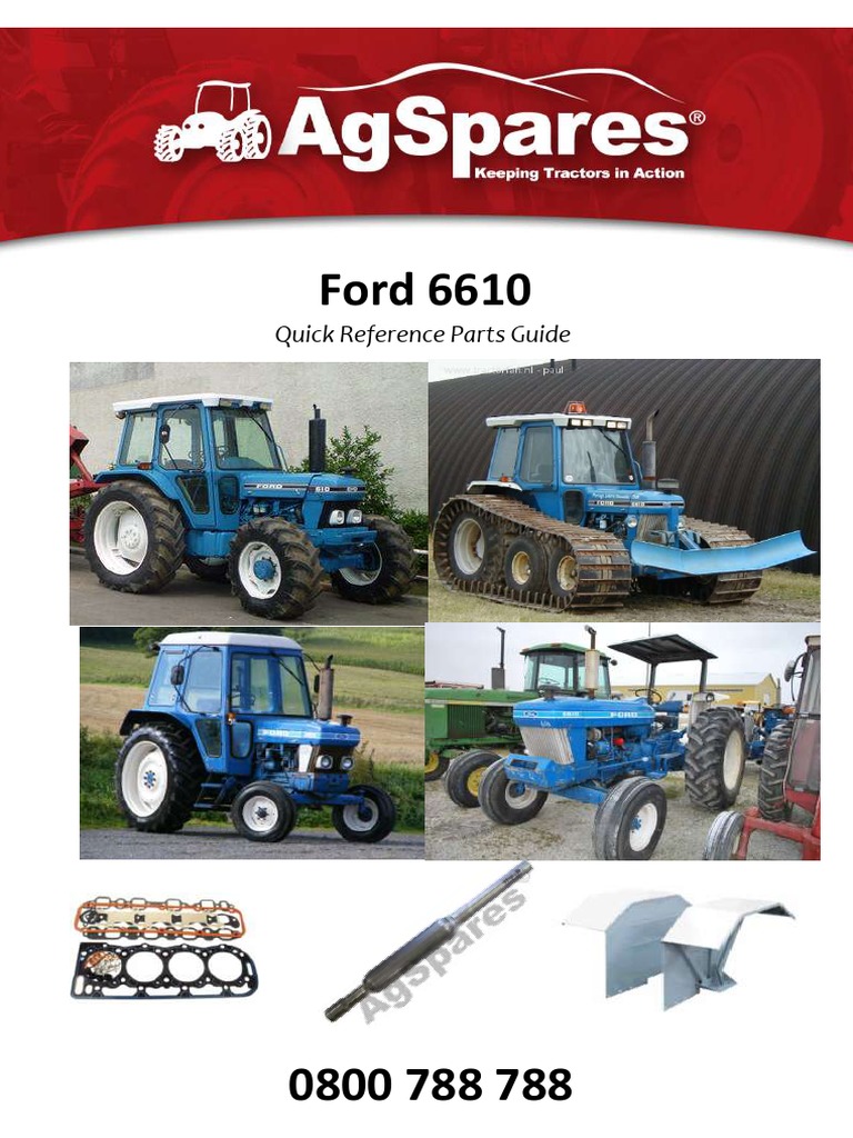 Ford 6610 Parts Catalogue | PDF