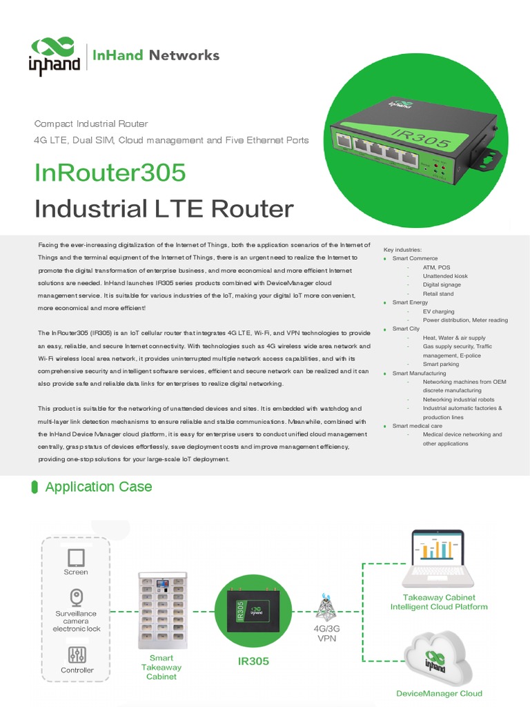 IoT Router for Industrial Networks | PDF | Business