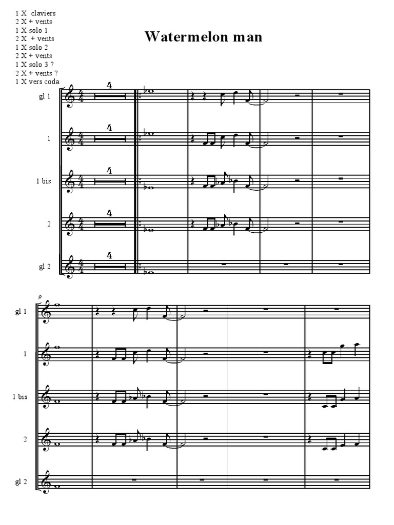 watermelon man | PDF