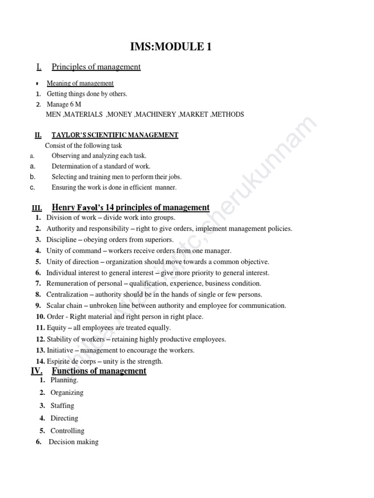 Ims Module 1 Original | PDF