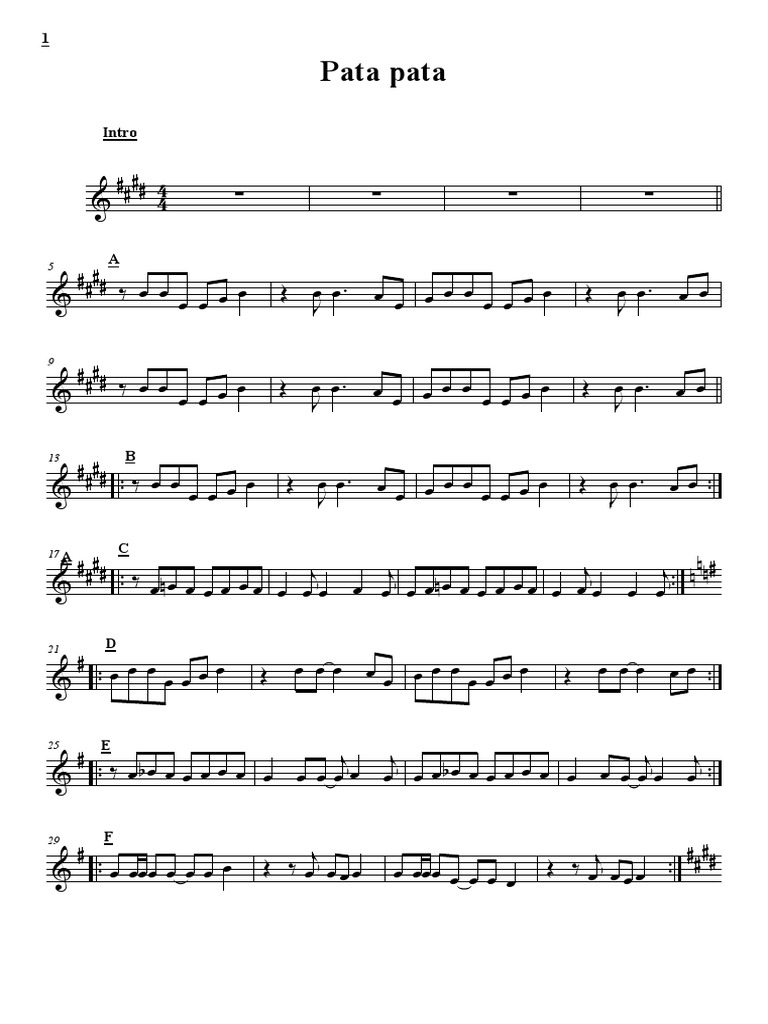 Pata Pata | PDF