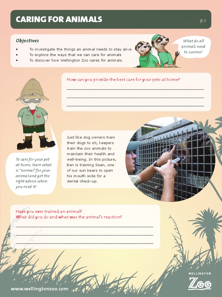 Caring For Animals | PDF