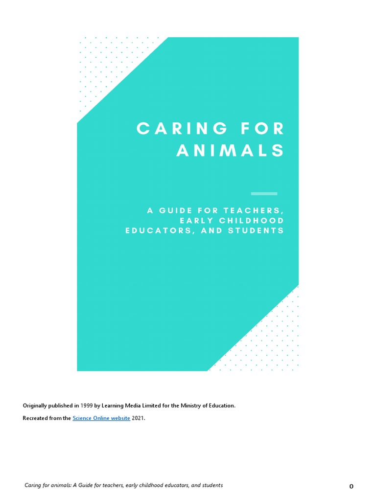 Caring For Animals PDF | PDF