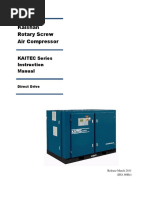 Air Compressor Manual | PDF | Valve | Machines