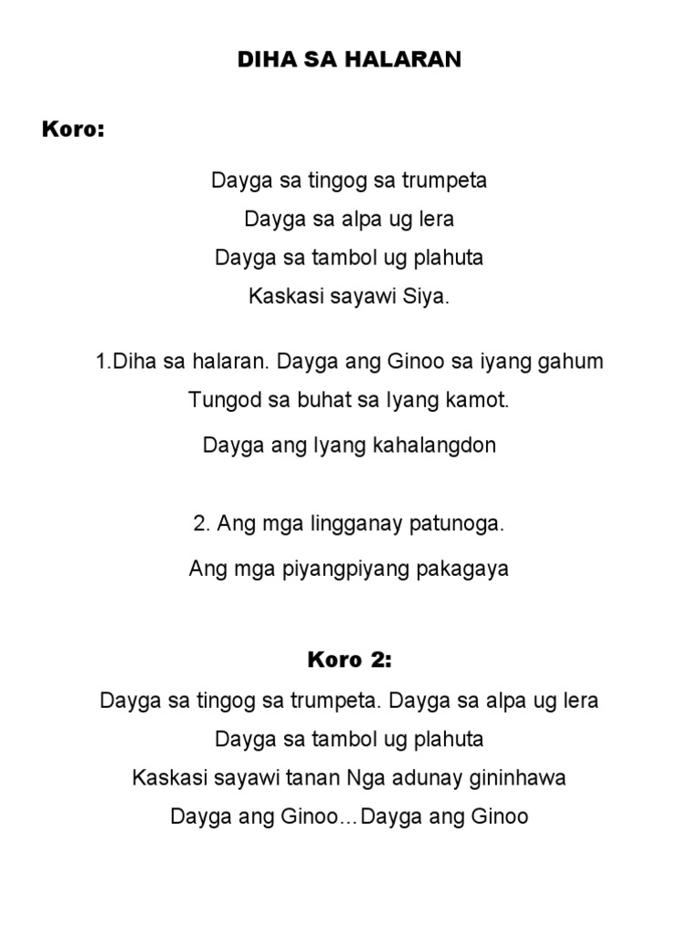 Diha Sa Halaran | PDF