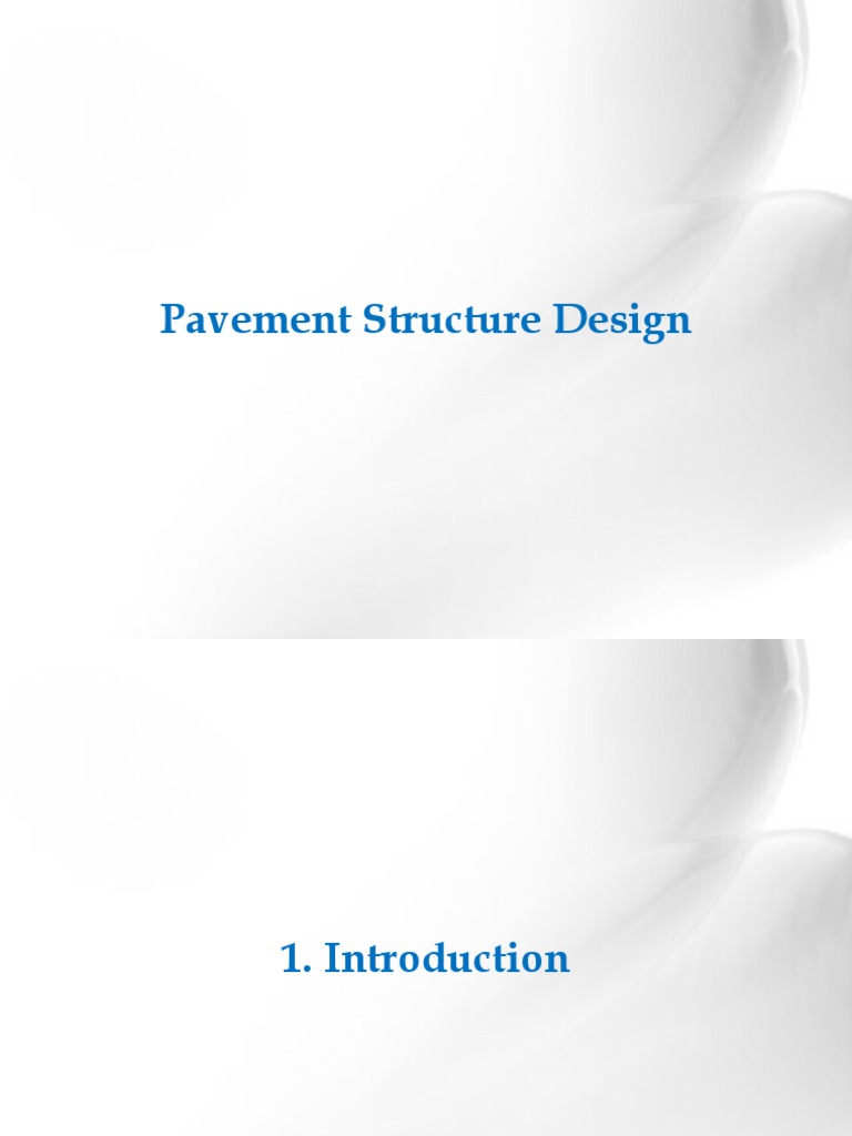 Pavement Structural Design | PDF