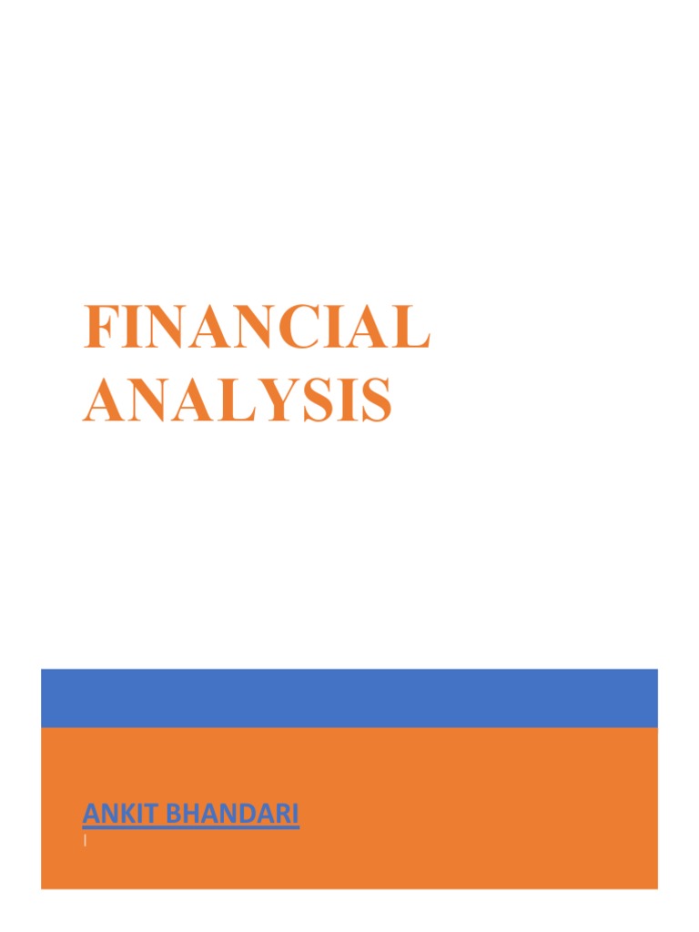 Financial Analysis Project Report | PDF | Financial Statement | Equity ...