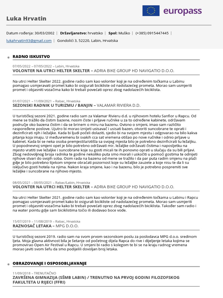 Luka Hrvatin | PDF