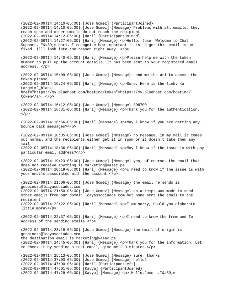 Transcript | PDF | Email Spam | Internet