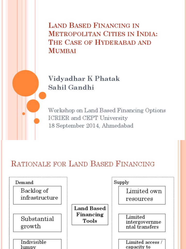 Impact Fees and Land Financing in Ahmedabad | PDF | Taxes | Real Estate ...