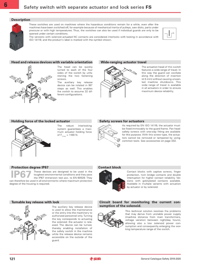 FS Series Safety Switch Catalogue | PDF
