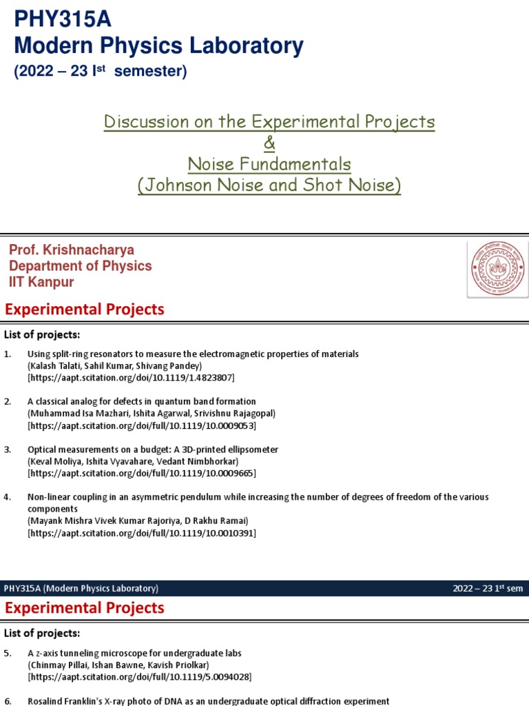 PHY315A Lecture6 | PDF | Amplifier | Computer Engineering