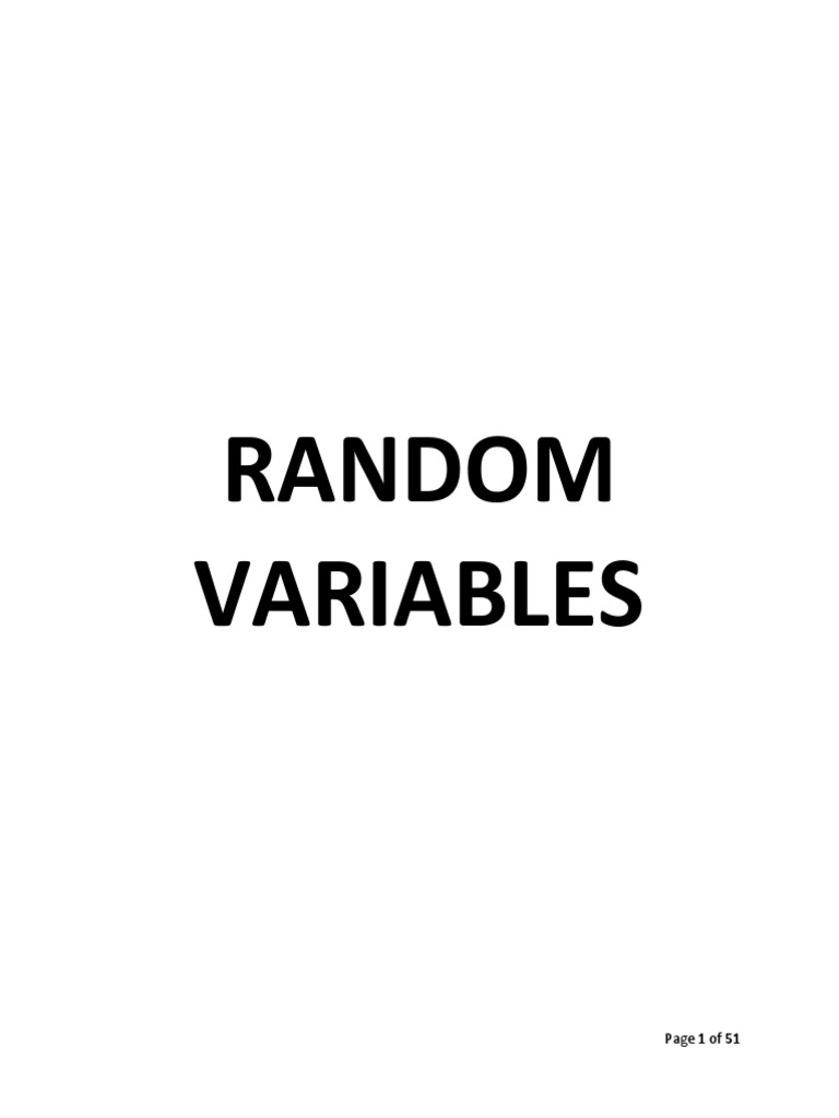 COMP233 Probability and Statistics Summer 2023 Lecture Notes 2 - Random ...