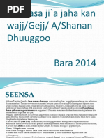 Danbii Ittin Bulmaata | PDF