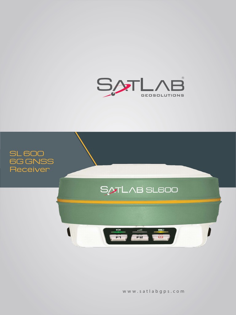 Satlab SL600 en | PDF