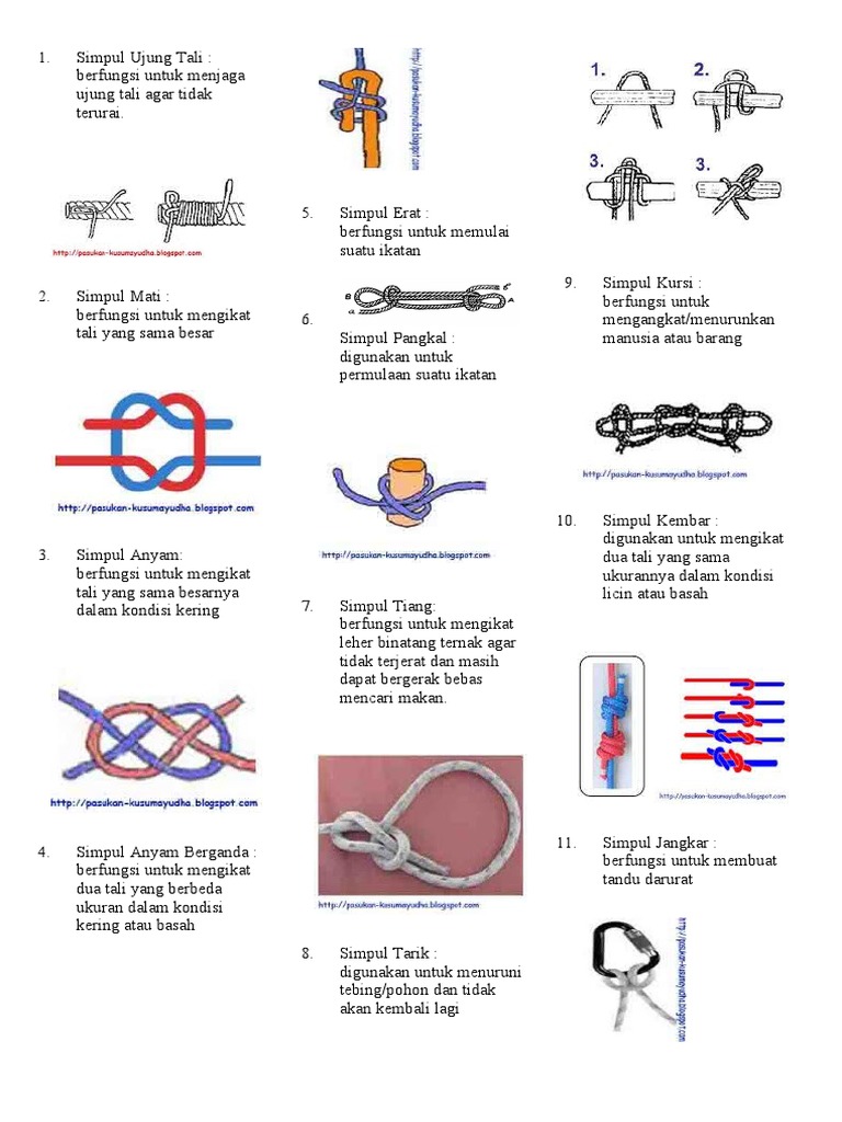 Simpul Ujung Tali | PDF