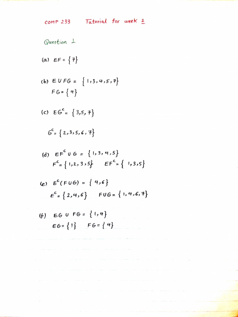 COMP233 Carlos-Luis Santana Summer 2023 Tutorial 1 Solutions | PDF COMP233 Carlos-Luis Santana Summer 2023 Tutorial 1 Solutions | PDF