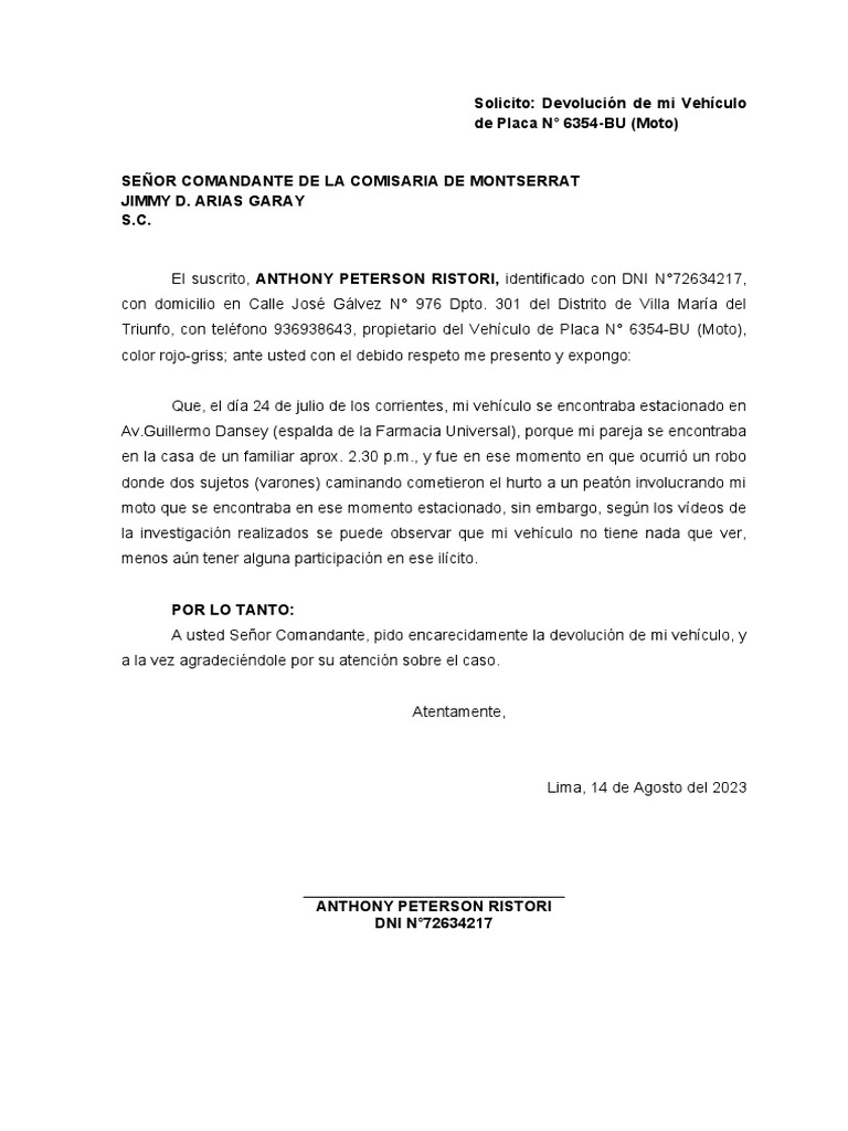 SOLICITO | PDF
