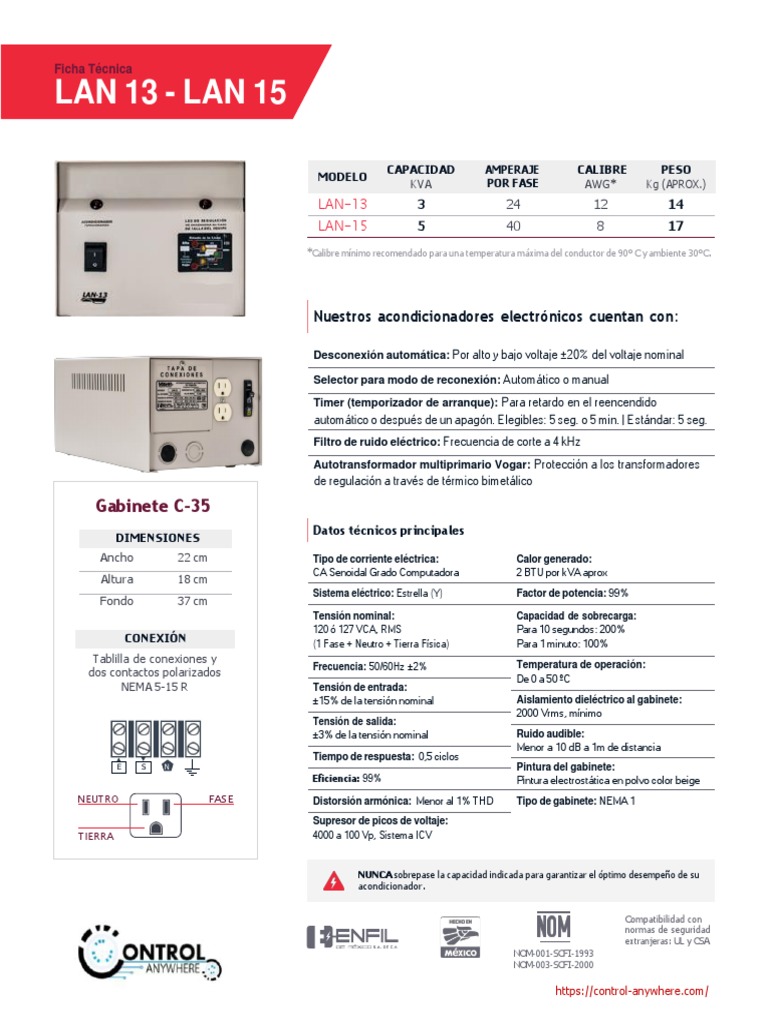 Ficha Tecnica Lan | PDF
