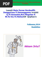 Qajeelfama Durgoo Oolmaa Final | PDF