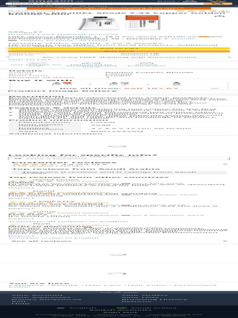 L'OREAL MAJIREL Shade 7.43 Copper Golden Blonde 50ml Buy Online at Best Price in KSA - Souq Is ...