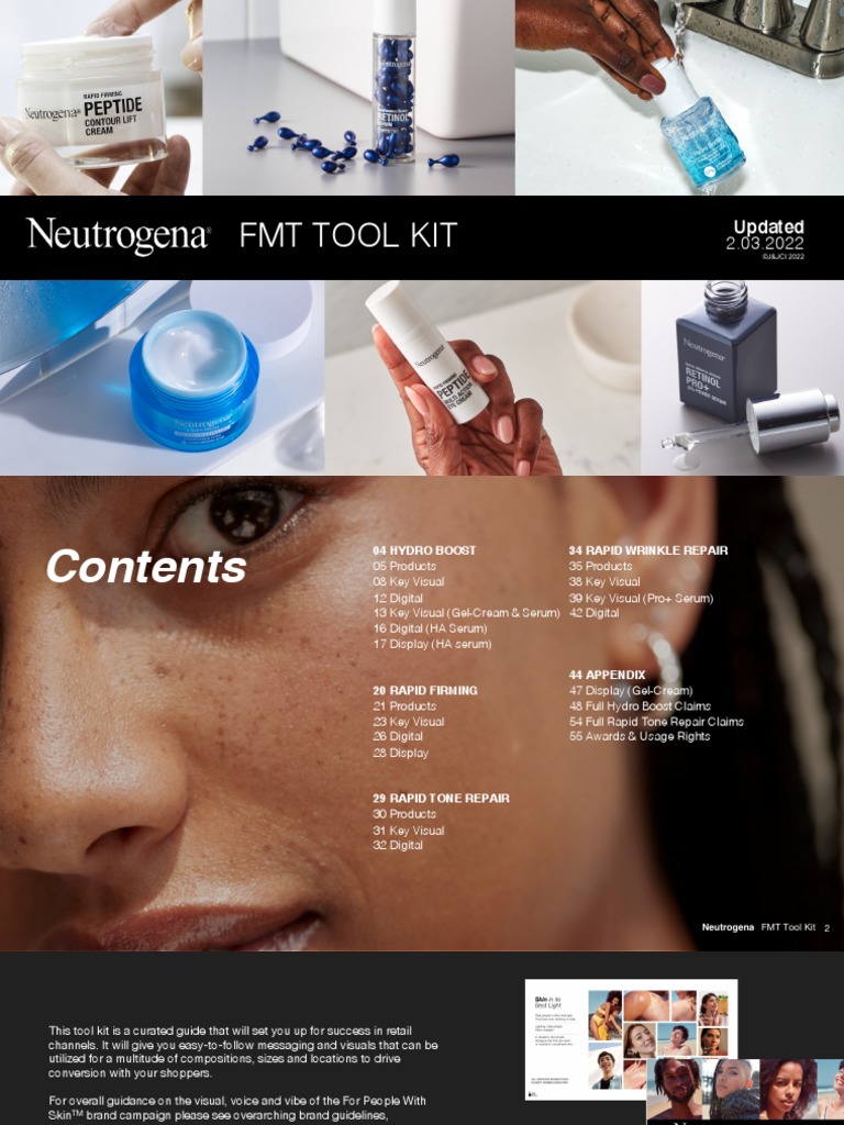 NTG FMT Retailer Tool Kit Jan042022 | PDF | Sunscreen | Wrinkle