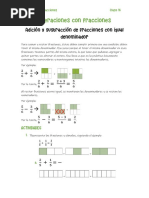 Reglas de Fracciones | PDF | Entero | Teoría de los números
